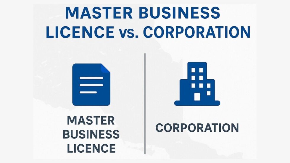 Master Business Licence vs. Corporation in Ontario